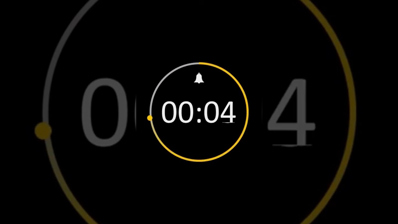 PowerPoint Apple clock timer animation countdown retro style