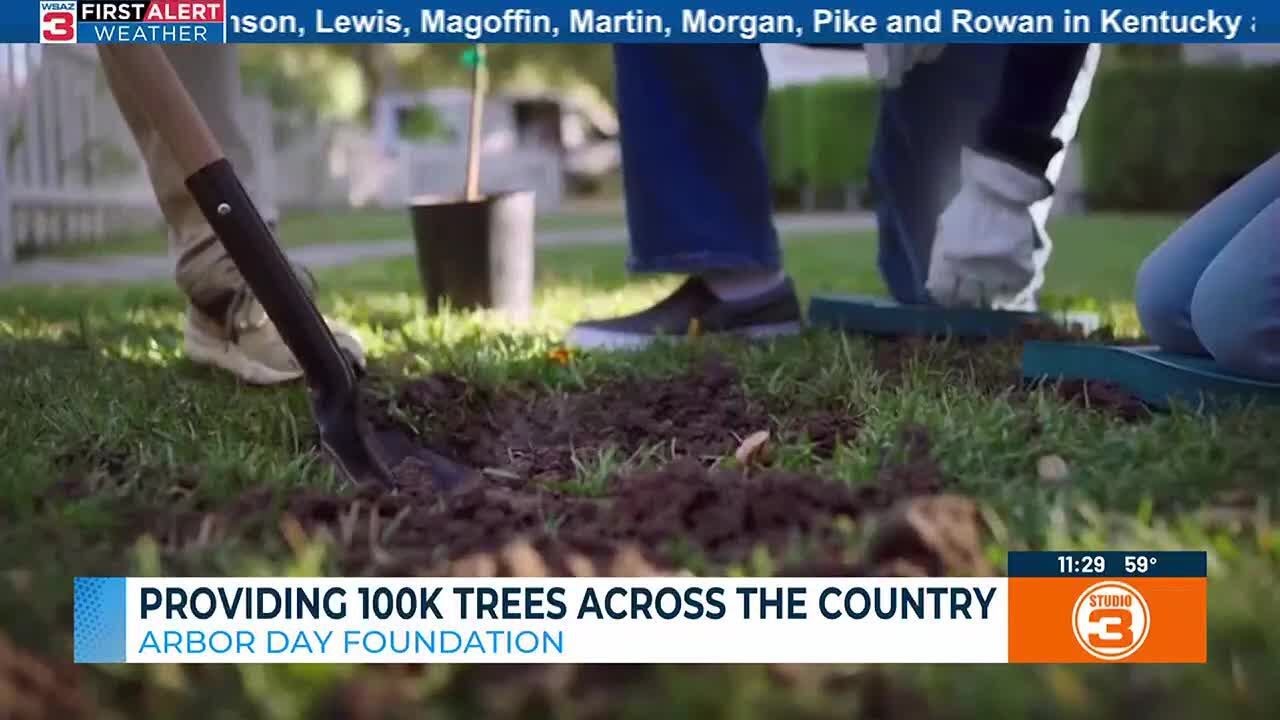 Arbor Day Foundation providing 100k trees across the country