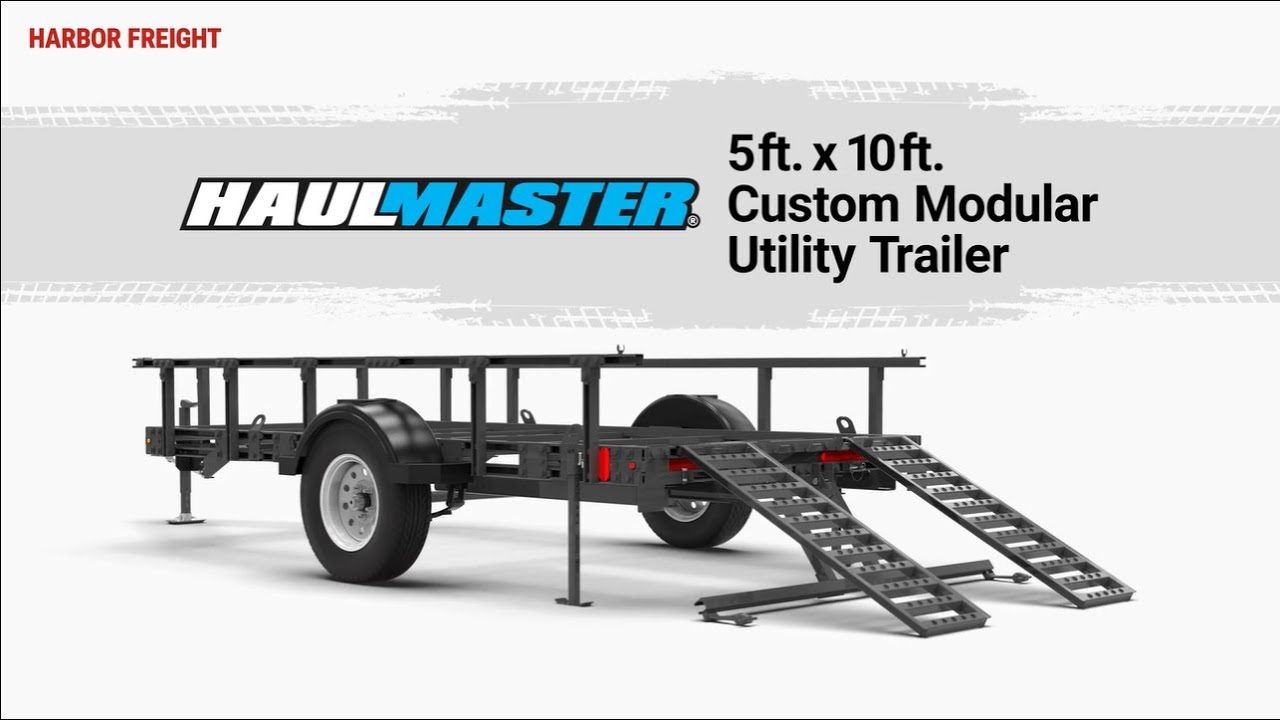 Introducing the Haul-Master 5'x10' Custom Modular Utility Trailer