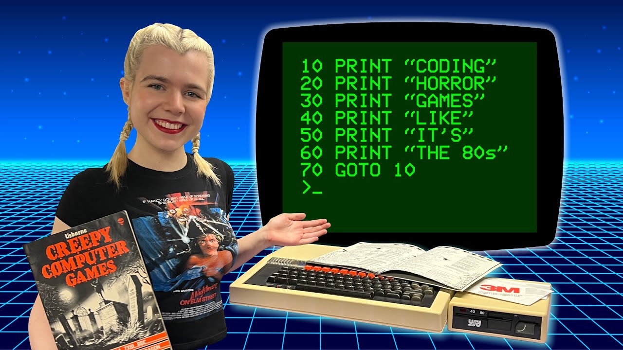 How Scary Can They Be? // Programming Horror Games in BASIC, Like They Did In The 80s!