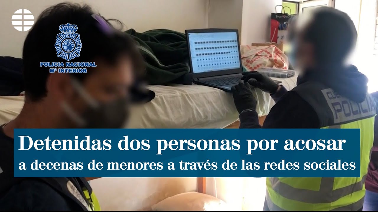 Detenidas dos personas por acosar a menores a través de las redes sociales