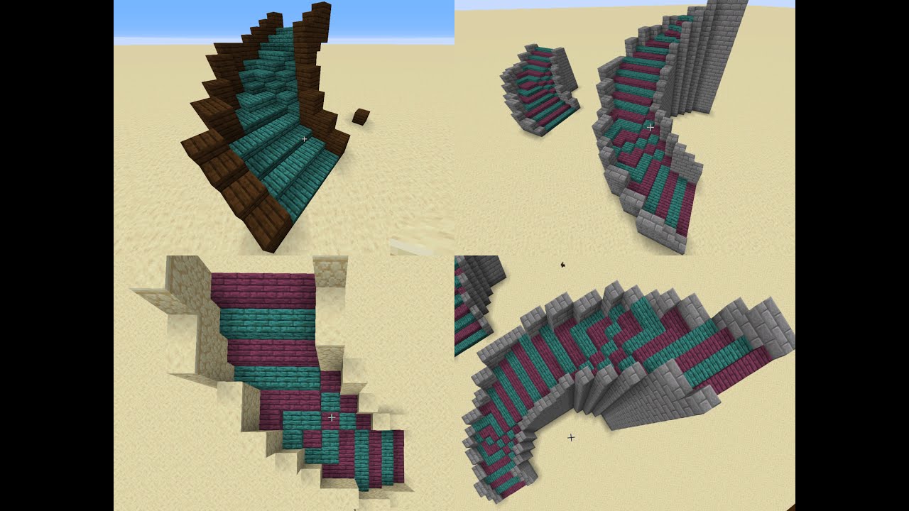 Curved Staircase Minecraft Tutorial