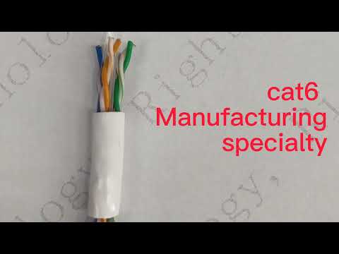 cat6 utp 4 pairs bare copper high speed network ethernet lan cable