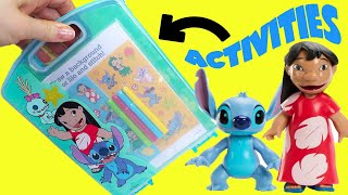 Lilo and Stitch DIY Stow and Go Coloring Activity Kit with Stickers for Kids