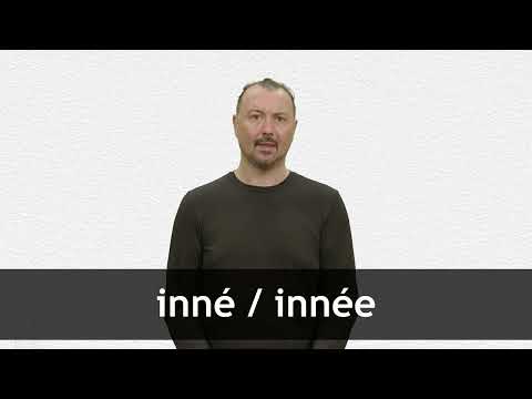 English Translation of “INNÉ” | Collins French-English Dictionary