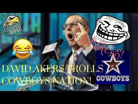 DAVID AKERS IS A PURE SAVAGE! // The Eagles Kicker ROASTS DALLAS!