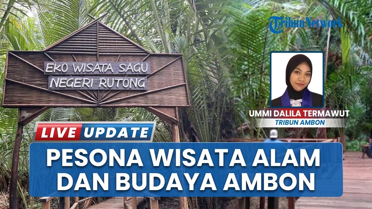Pesona Wisata di Kota Ambon, Hutan Sagu Negeri Rutong Perlihatkan ...