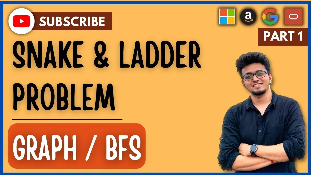 PQ #1 - Snake & Ladder Problem | Detailed Explanation | Graphs | BFS | Java #dsa #interview #sde