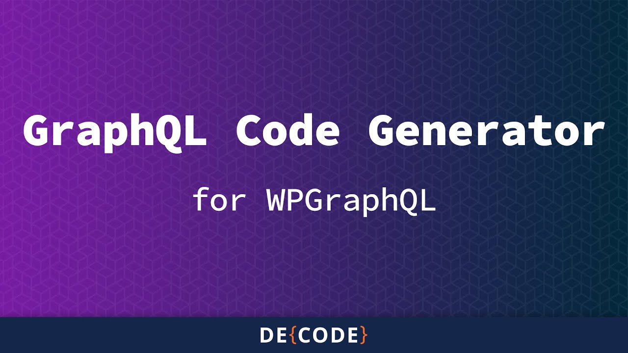 GraphQL Code Generator for WPGraphQL