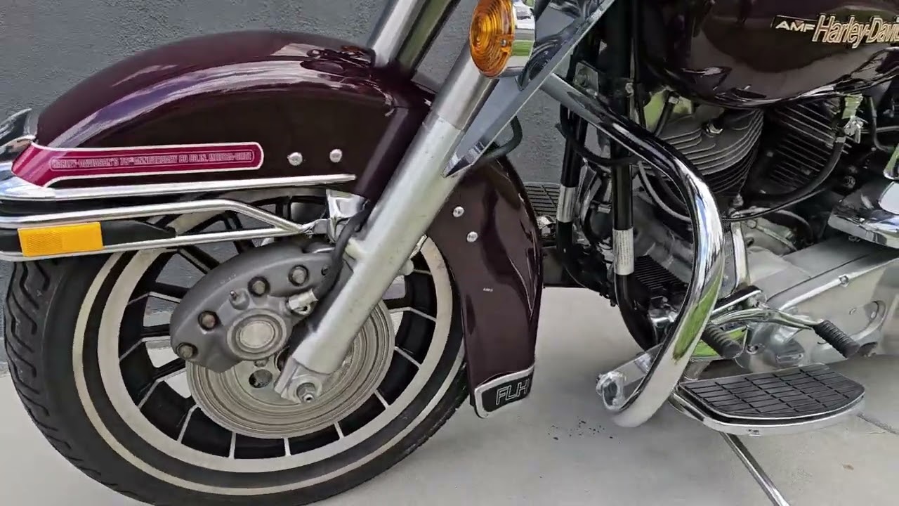 1978 Harley-Davidson FLH-80 Electra Glide 75th Anniversary Walk Around pt. 2