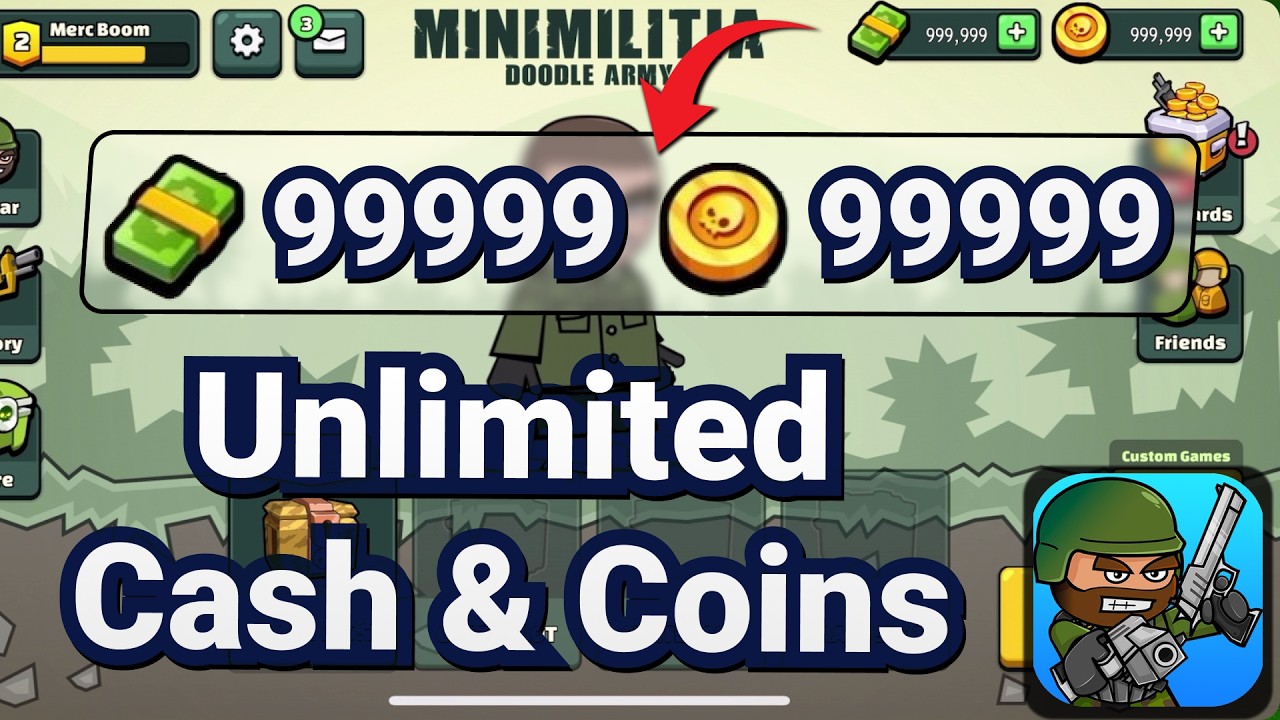 Mini Militia Hack 2026: Get Unlimited Cash & Coins with MOD APK for iOS & Android