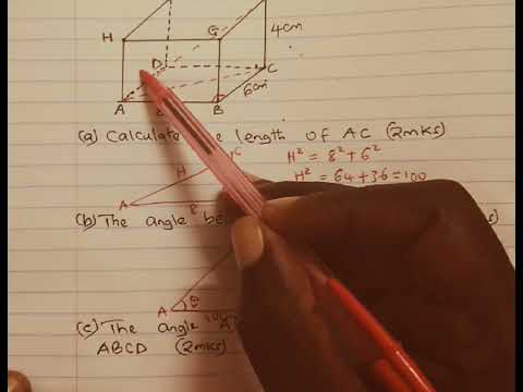 THREE DIMENSIONAL GEOMETRY. FORM 4 MATHS.
