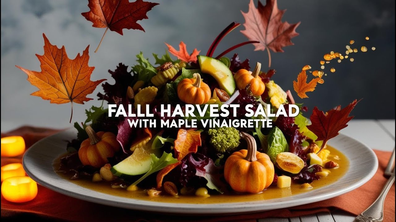 Delicious Fall Harvest Salad with Maple Vinaigrette Recipe
