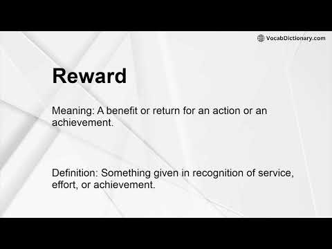 Reward Meaning