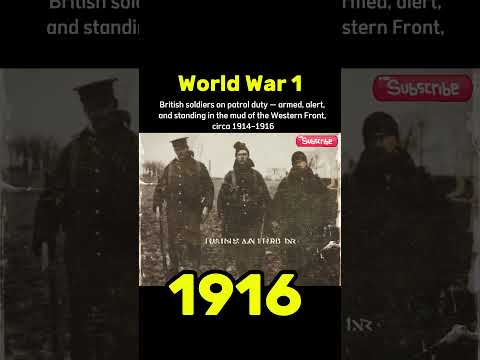 WWI Soldiers on Patrol – Rare Frontline Photo (1914–1916)