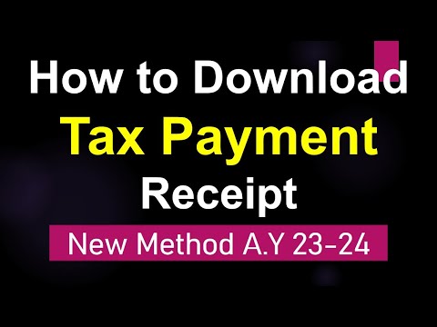 How to download income tax challan 2023-24| Reprint Tax Challan Receipt| Income Tax Challan download