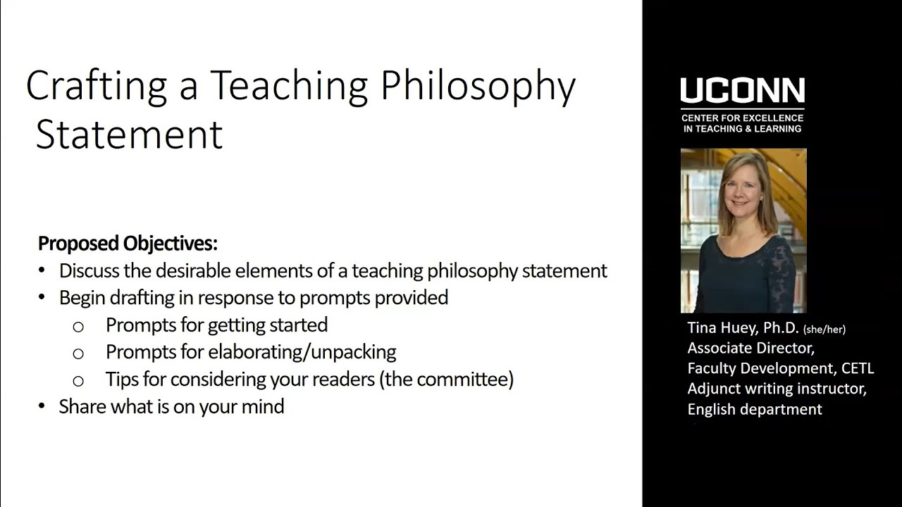 Academic Career Series: Crafting a Teaching Philosophy Statement