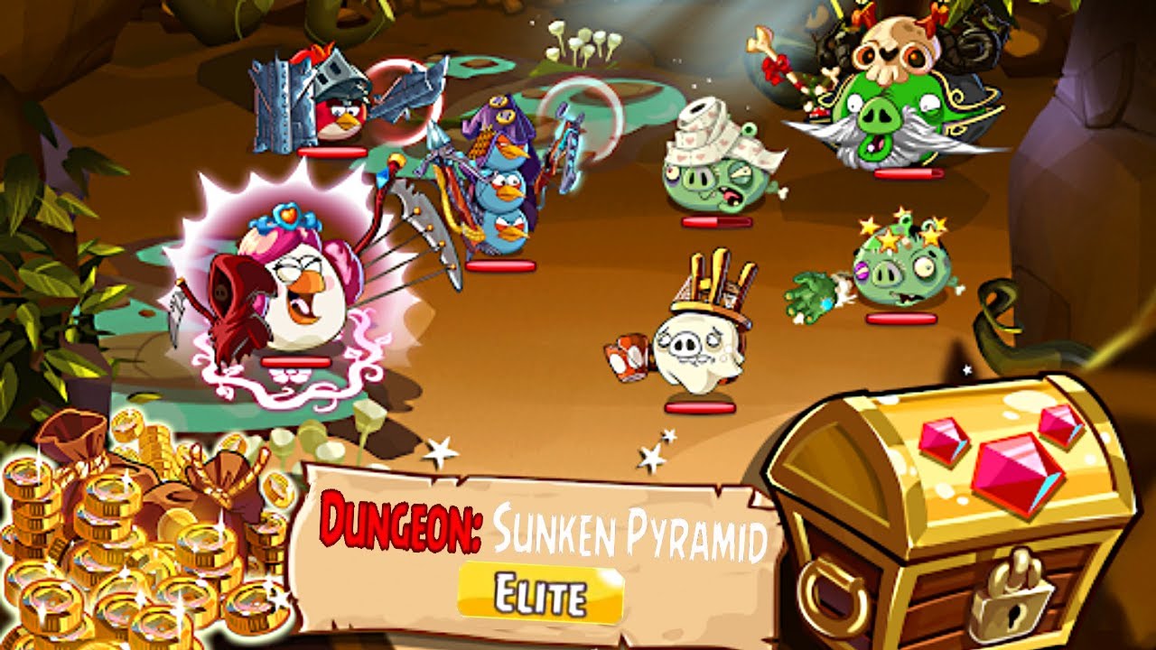 Dungeon: Sunken Pyramid  - Elite / Angry Birds Epic RPG Let's Play / Sunday Dungeon