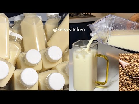 The secret in making LONG LASTING SOY MILK for commercial & personal usage/ soya milk recipe