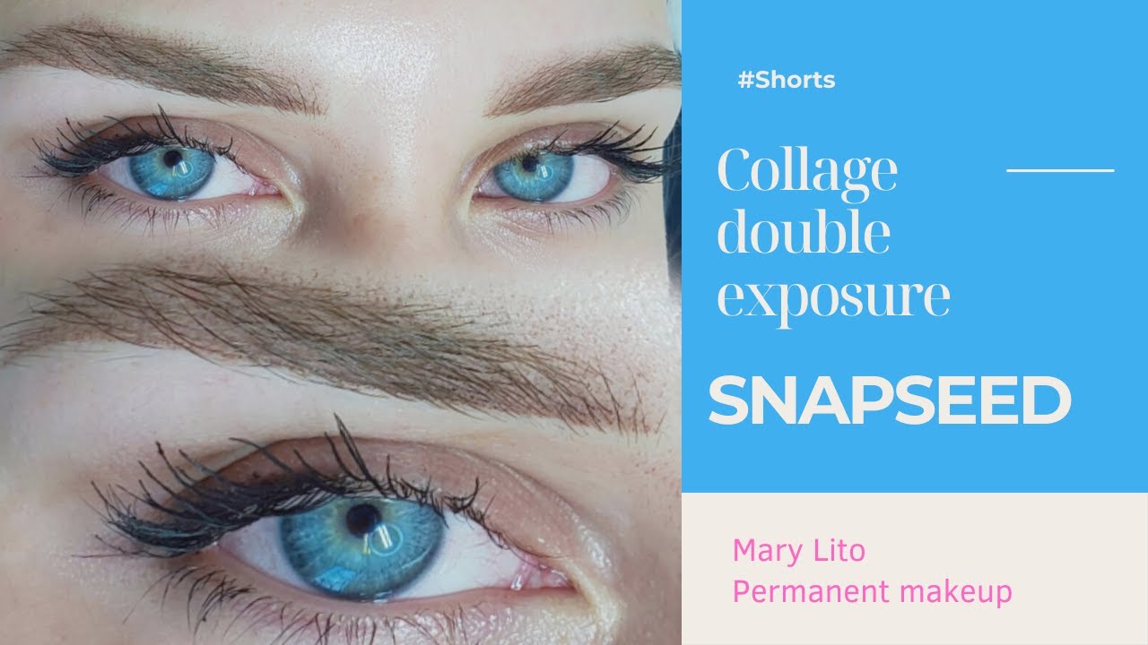 Snapseed Photo Collage. Double Exposure (collage without borders)