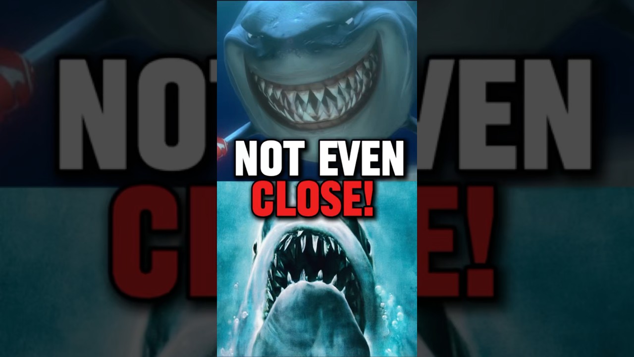 Why Jaws VS Bruce ISN’T EVEN CLOSE! #shark #sharks #animals #disney #animation #vs #battle #anime