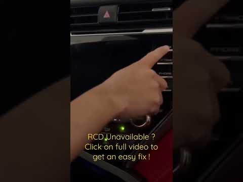 RCD unavailable solution fix for Toyota / Lexus cars #toyota #camry #rav4 #lexus #es350 #rcd #fix