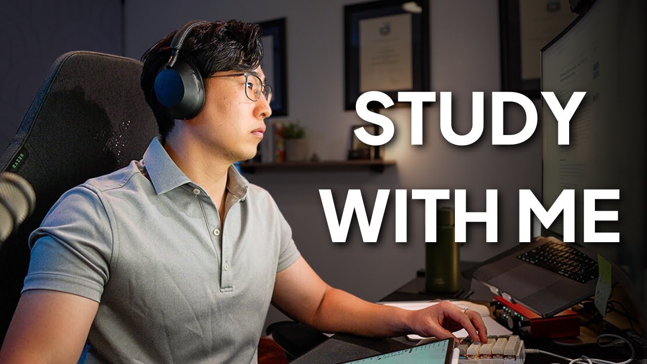 3-HOUR STUDY WITH ME | Hyper Efficient, Doctor, Focus Music, Pomodoro 50-10