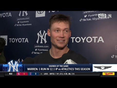 Will Warren details working through rocky 1st inning, throwing five scoreless in win