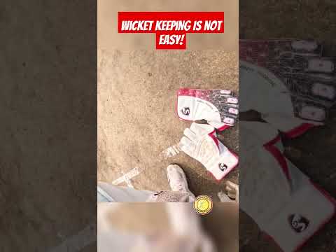 Wicket keeping is not easy! #cricket #cricketshorts #shorts #shortvideo #batting #indian #gopro #ipl