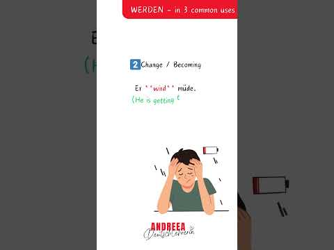 The Verb ‘werden’ – 3 Meanings in German 🇩🇪 | B1 Lesson