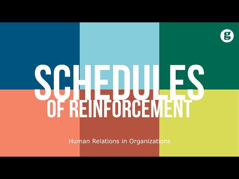 Schedules of Reinforcement