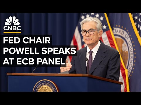 LIVE: Federal Reserve Chair Jerome Powell speaks at an ECB panel in Portugal — 7/1/2025