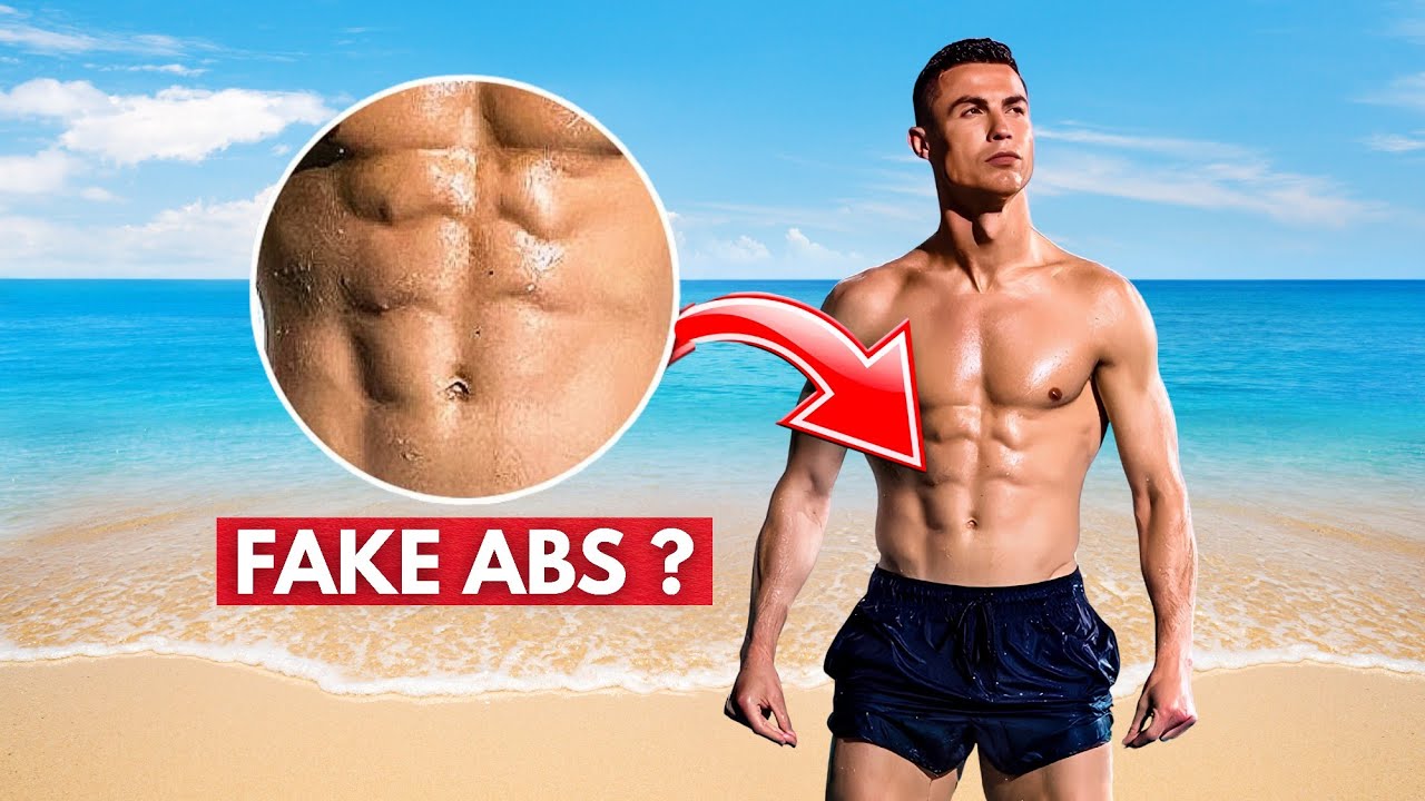 Cristiano Ronaldo's ABS Look FAKE 😱