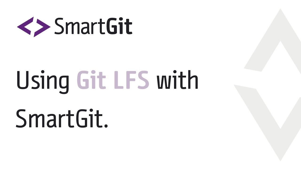 Short Tutorial: Using Git LFS with Lock/Unlock in SmartGit 23.1+