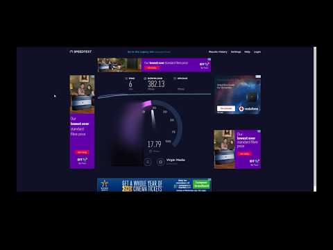 New Virgin Media VIVID 362 speed test
