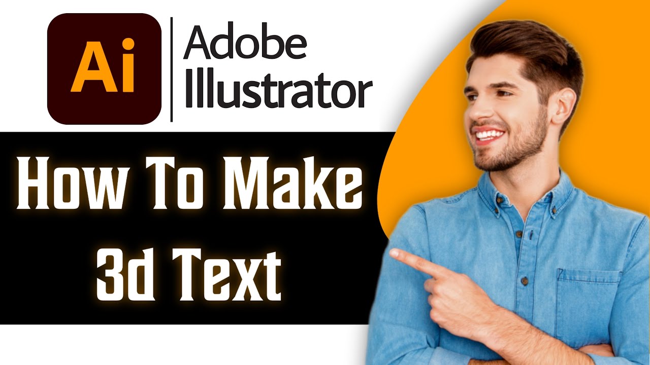 Adobe Illustrator Tutorial | How to Make 3D Text in 2026 | Tutorial for Beginners