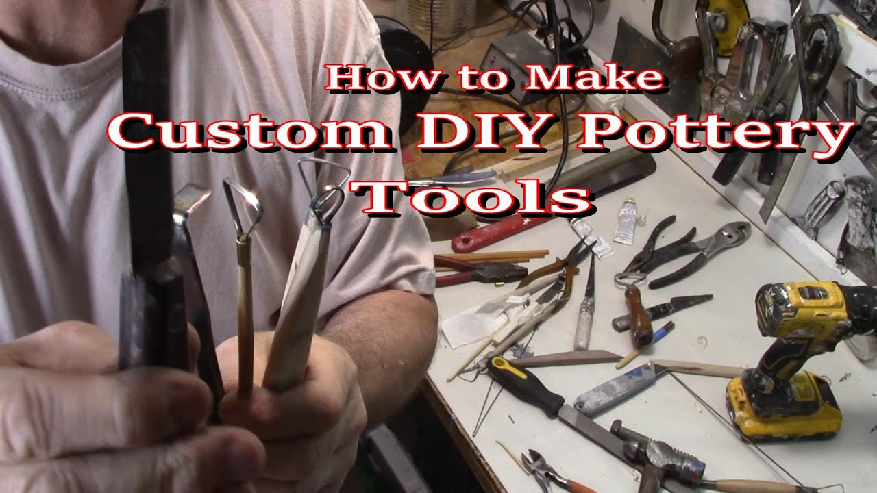 How to make Custom DIY Pottery Tools.