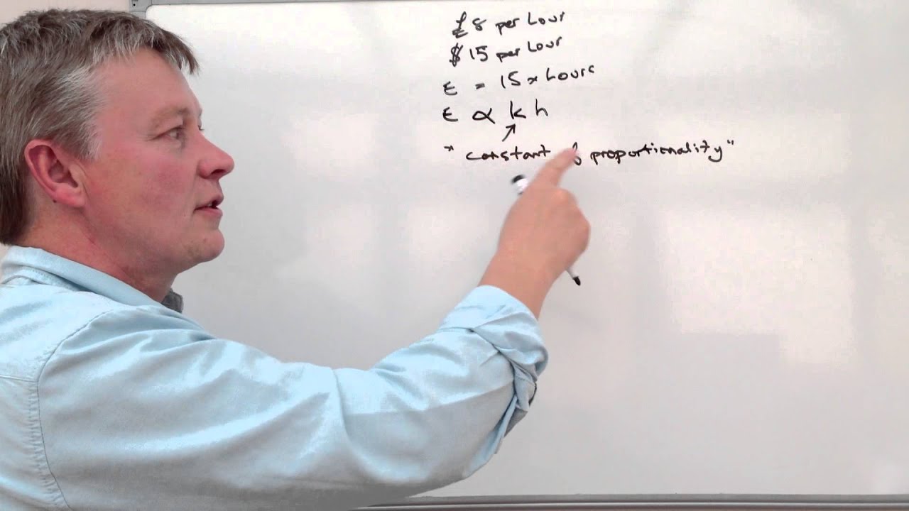 How to calculate direct proportion