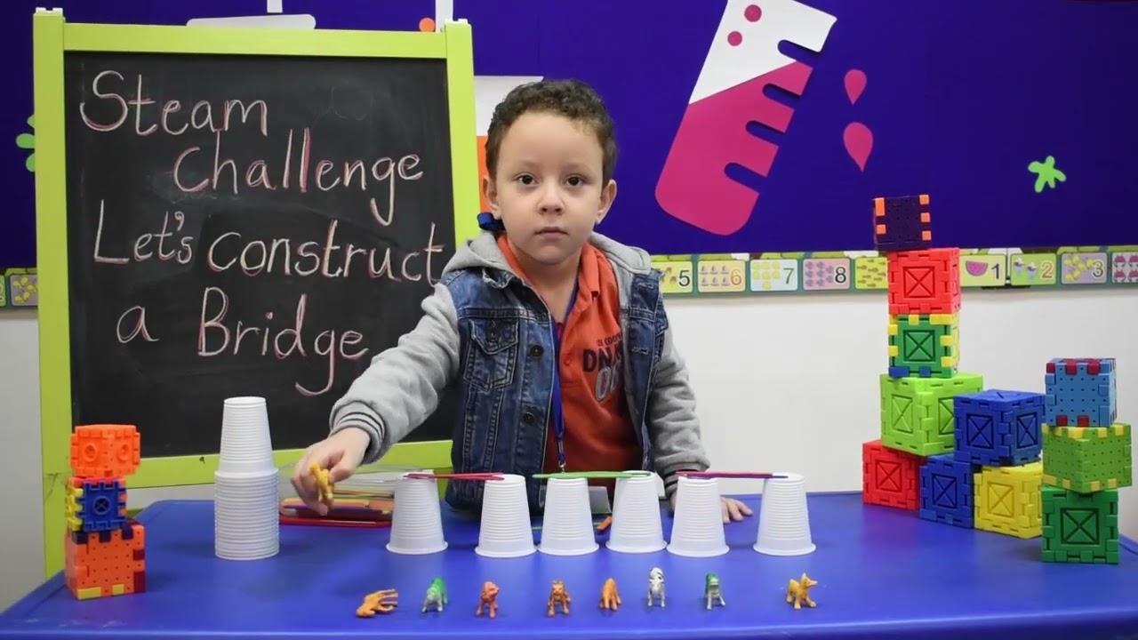 THE STEAM BRIDGE BUILDING ACTIVITY AT ACTIVE MINDZ NURSERY!!