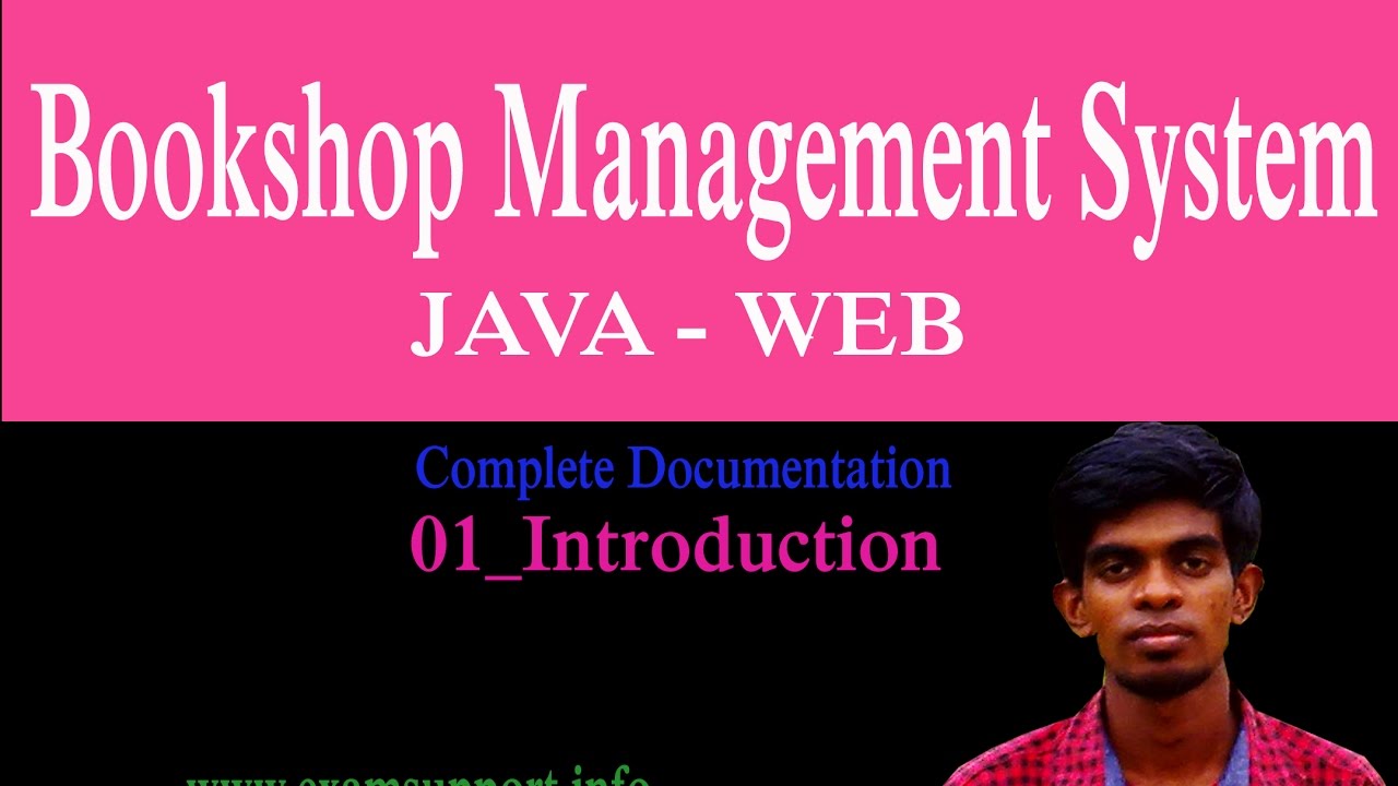 Book Shop Management System - (lesson 01 - java web)