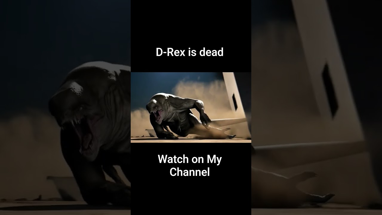 D-rex is Dead | Distortus Rex in Jurassic World Rebirth #dinosaur #jurassicworld #jurassicpark