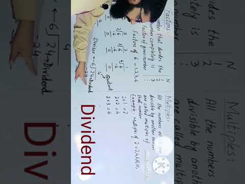In a Process of Division || What is Divisor , Dividend, Quotient & Remainder ? !...in Urdu & Hindi