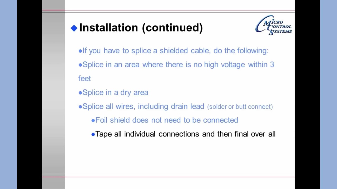 Getting Started with MCS controls - Micro Control Systems