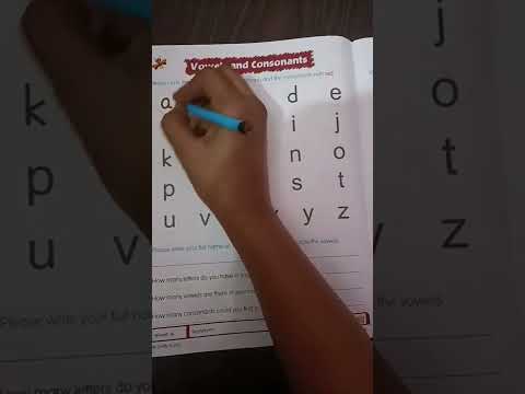 Vowel and consonants