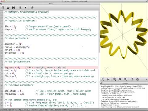 Customizable Trig Bracelet by mathgrrl - Thingiverse