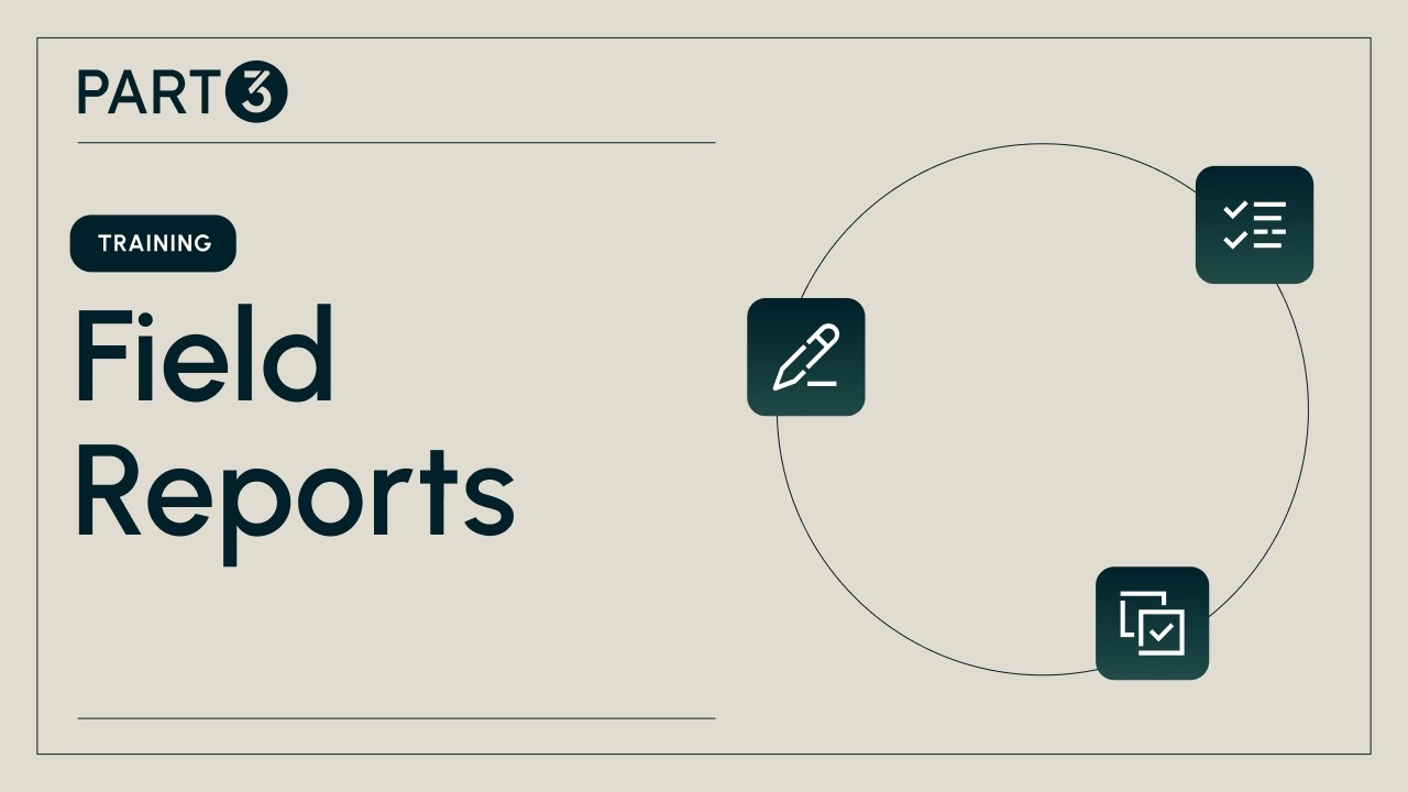 Part3 Field Report Training