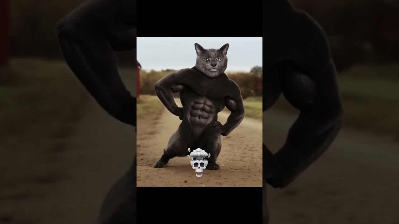 Sigma Cat: The poor hawk...🗿 #sigma #cat #techno #aivideo #sora2 #sigmacat