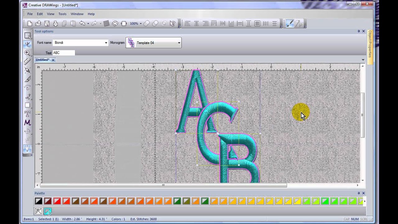 Artistic Suite Instructional Video - Monogram Tool