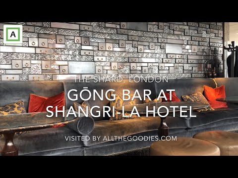 Gong Bar at Shangri-la Hotel at The Shard, London - Europe´s highest hotel bar | allthegoodies.com