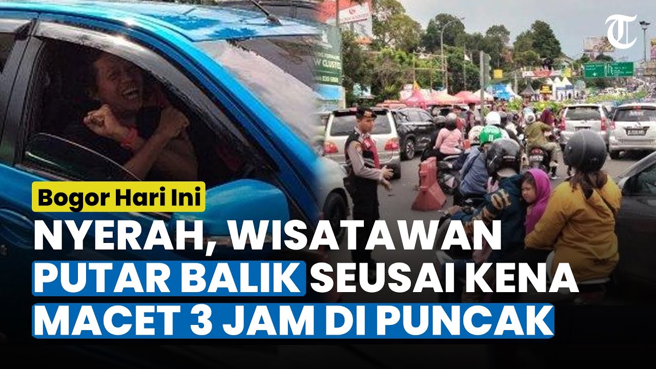 Terjebak Macet Selama 3 Jam di Jalur Puncak Bogor, Wisatawan dari Jakarta Nyerah, Pilih Balik ...